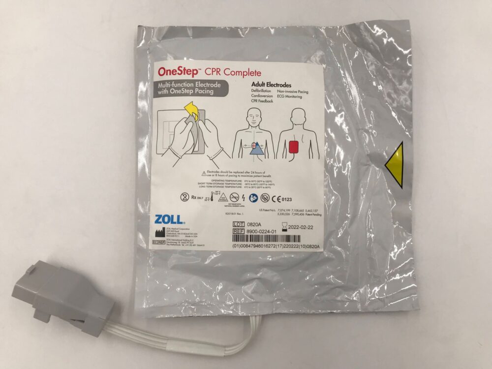 Zoll Medical 8900-0224-01 Adult Electrodes Multi-Function w/OneStep ...
