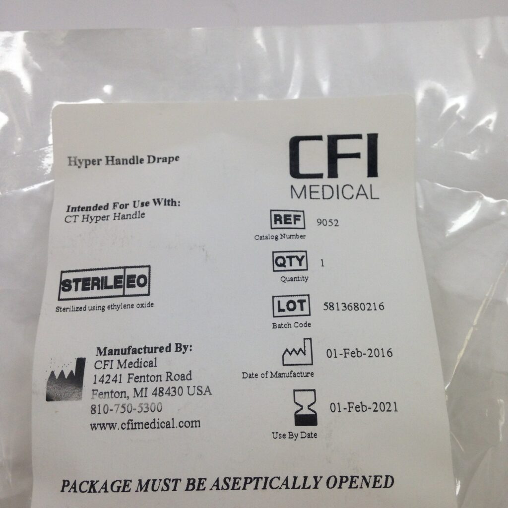 CFI Medical 9052 Hyper Handle Drape (X) – GB TECH USA