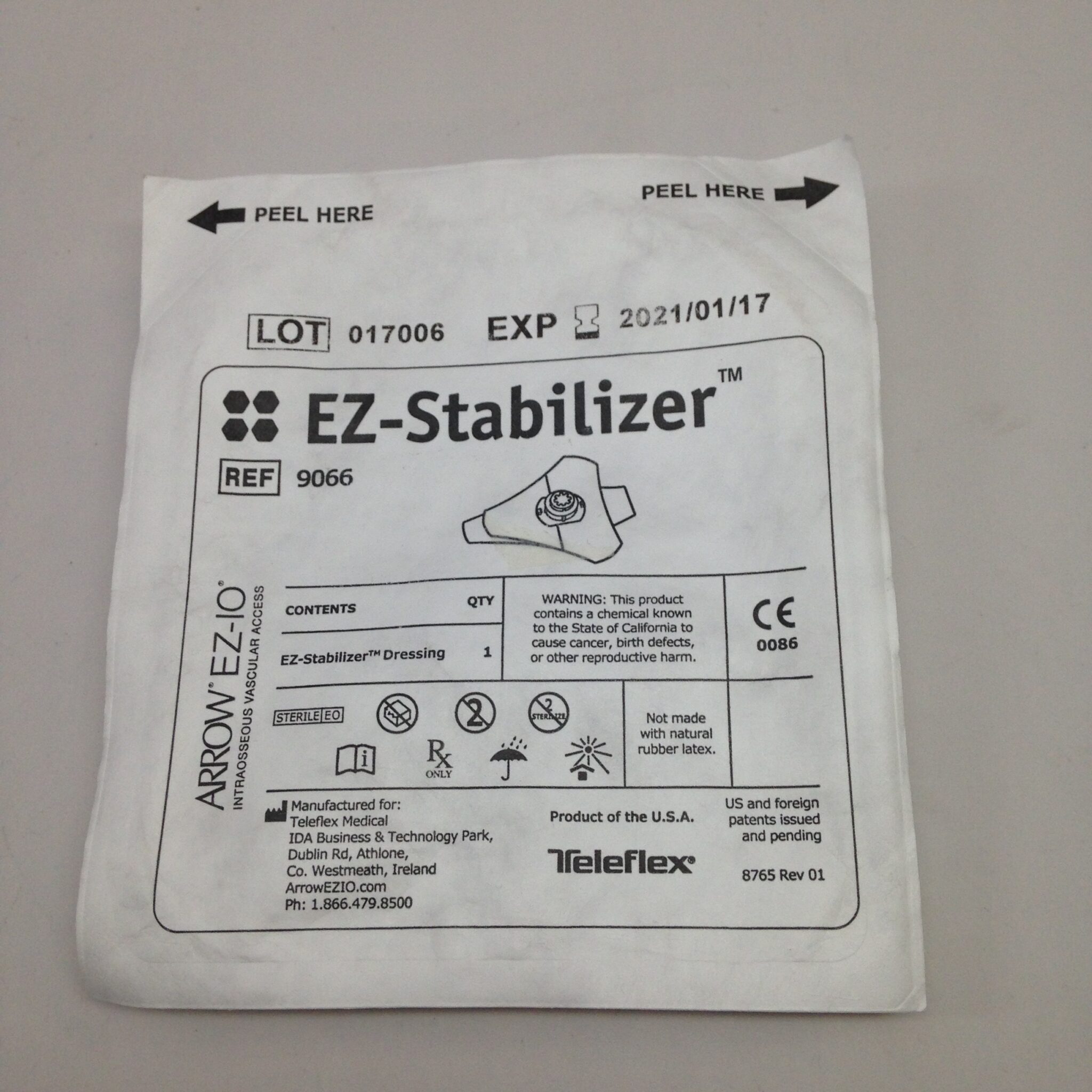 HemaClear PRH-028-PI-01A Small Pink, Sterile, Exsanguinating Tourniquet ...