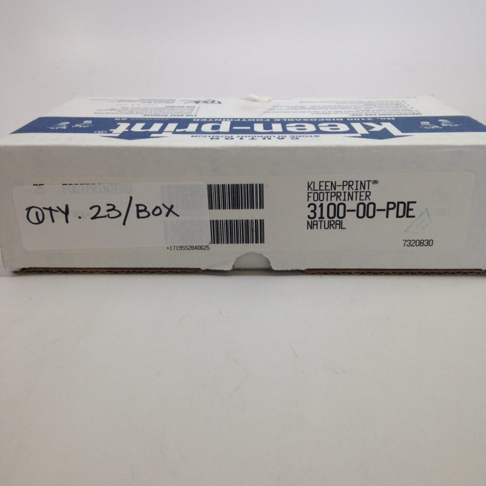 PDC 3100-00-PDE Kleen-Print FootPrinter Natural (23/BOX) - GB TECH USA