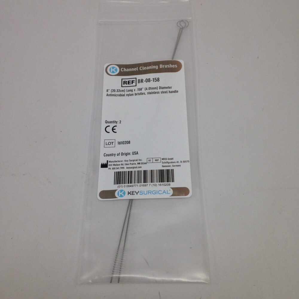 KeySurgical BR-08-158 Channel Cleaning Brushes (2/Pkg) - GB TECH USA