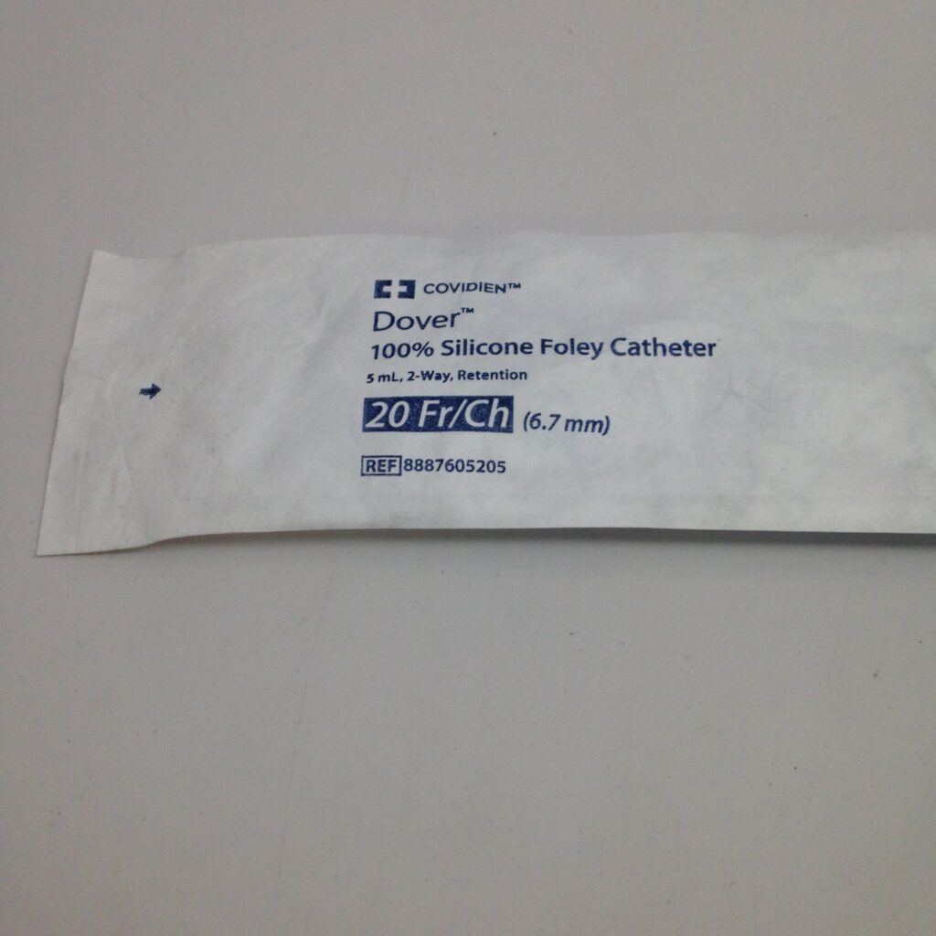 Covidien 8887605205 Dover 100% Silicone Foley Catheter, 5mL, 2-Way ...