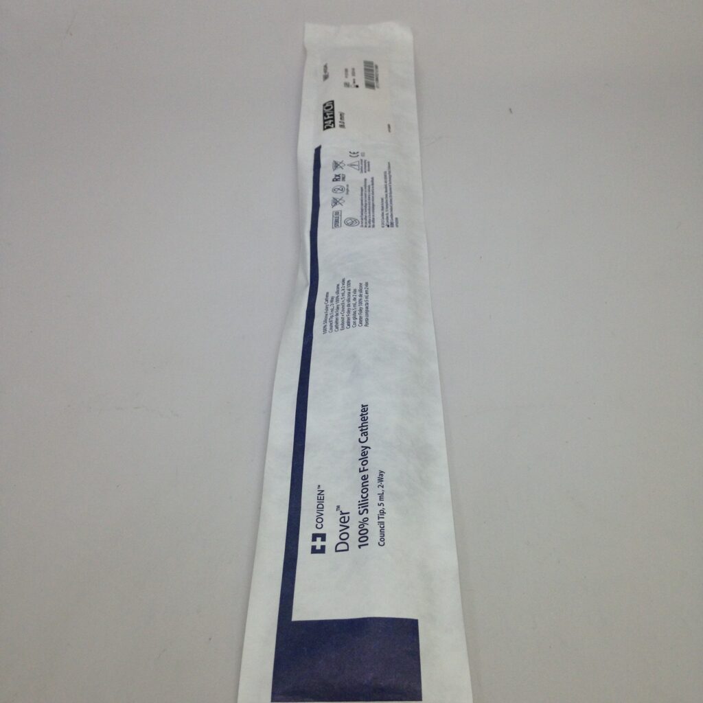 Covidien 40524L Dover Foley 100% Silicone Foley Catheter, Council Tip ...