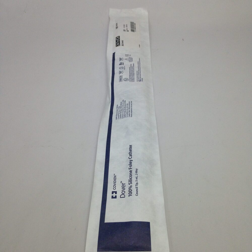 Covidien 40524L Dover Foley 100% Silicone Foley Catheter, Council Tip ...