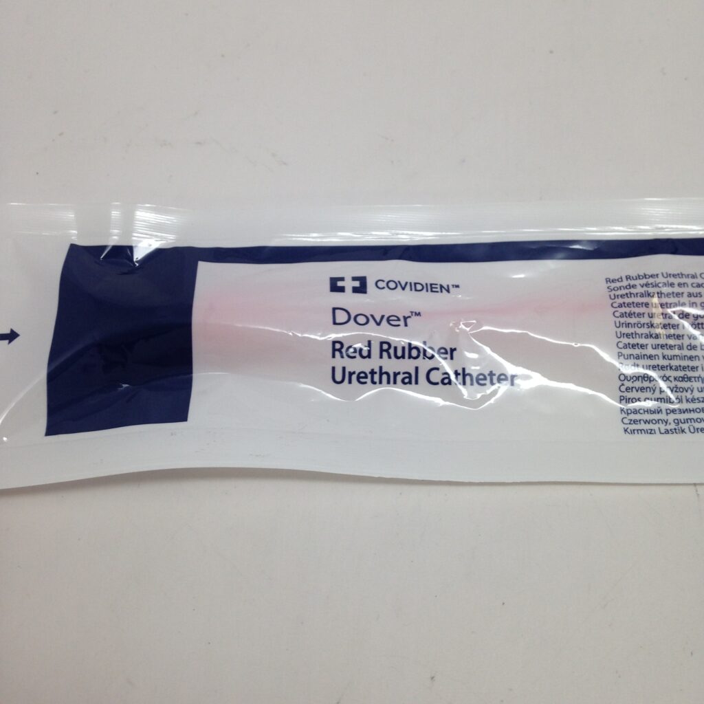 Covidien 8887660127 Dover Red Rubber Urethral Catheter 12Fr (4.0 mm) (X ...