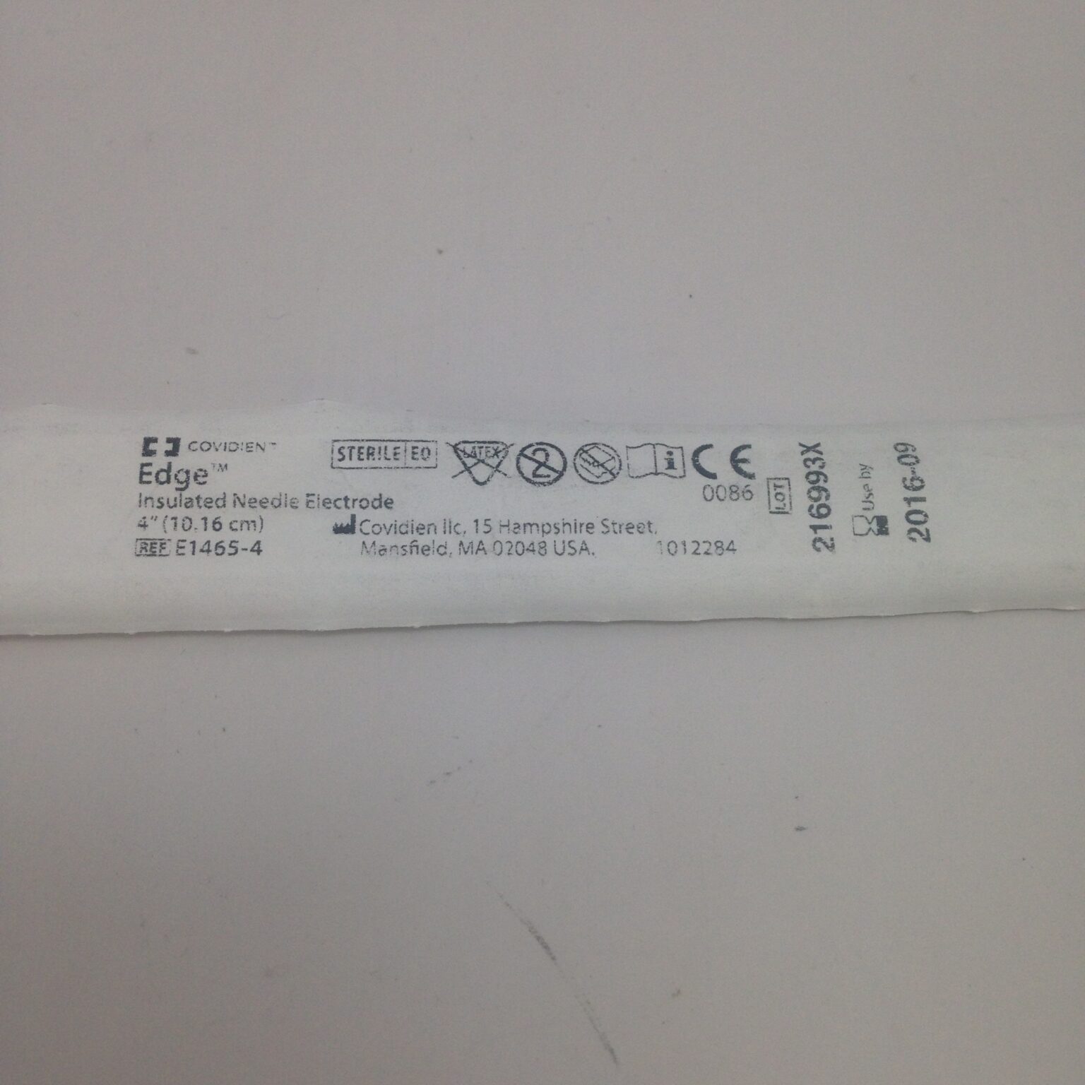 Covidien E1465-4 Edge Insulated Needle Electrode 4" (10.16 cm) (X) - GB ...