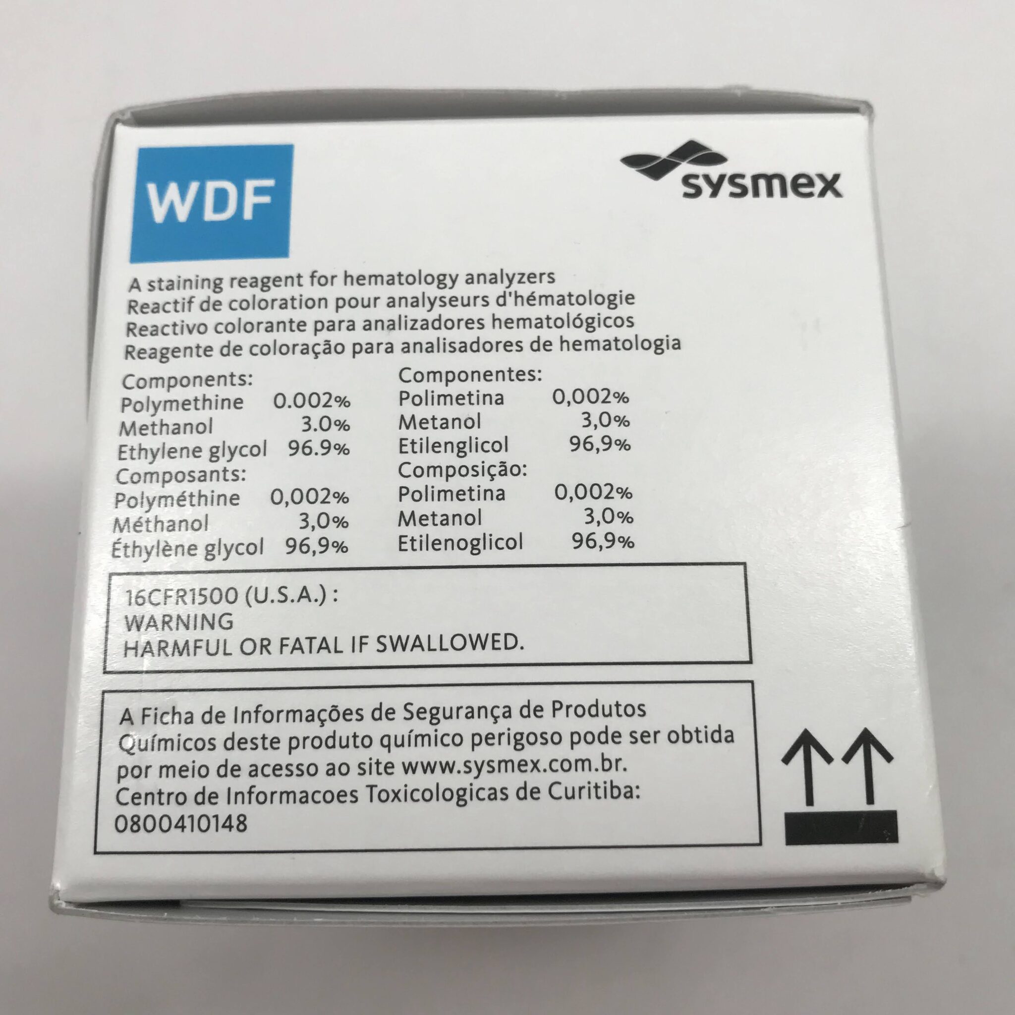 Sysmex CV-377-552 Staining reagent for hemotolgy analizers 42mL (2/Box ...