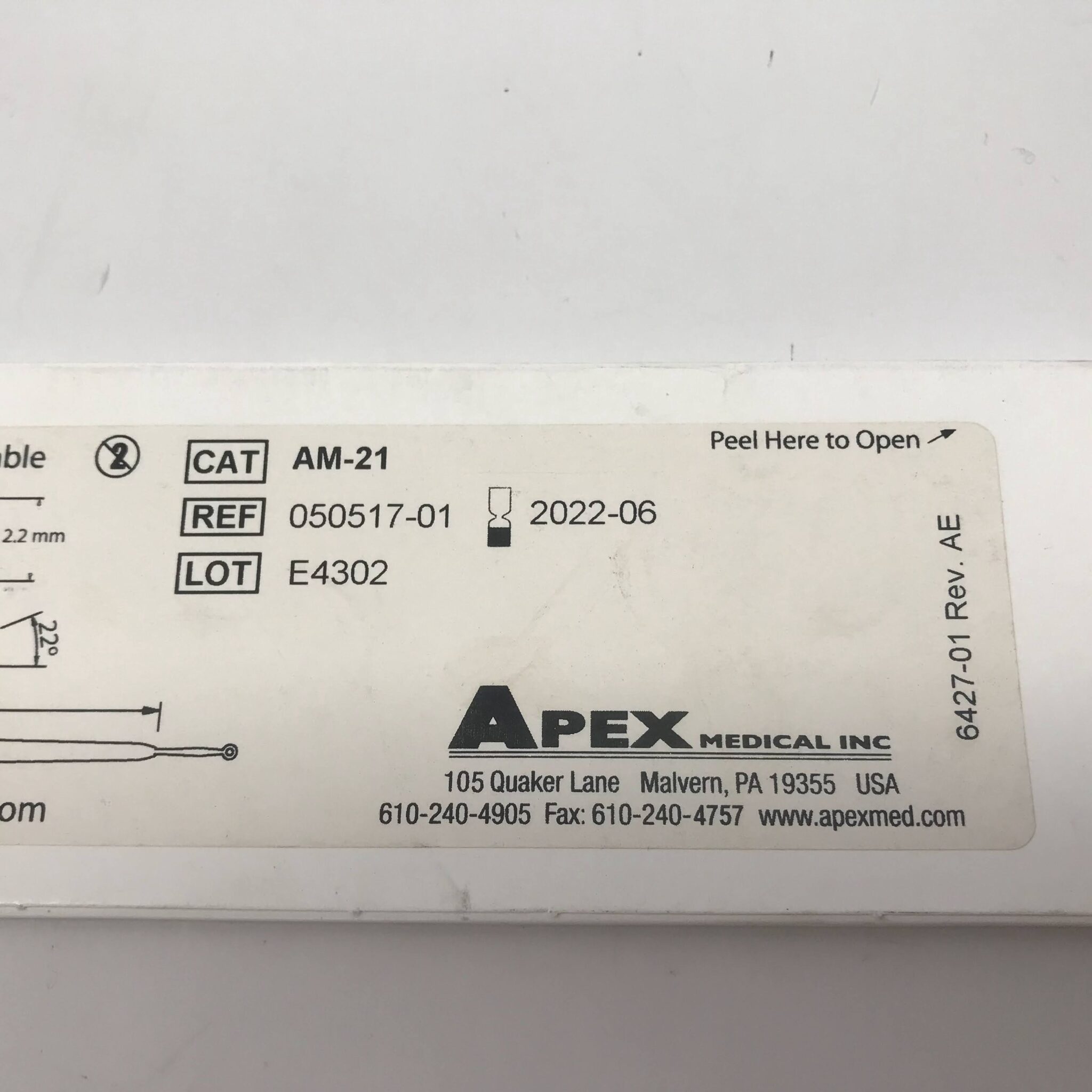 Apex Medical 050517-01 AM-21 Circular Arachnoid Knife Disposable (X ...