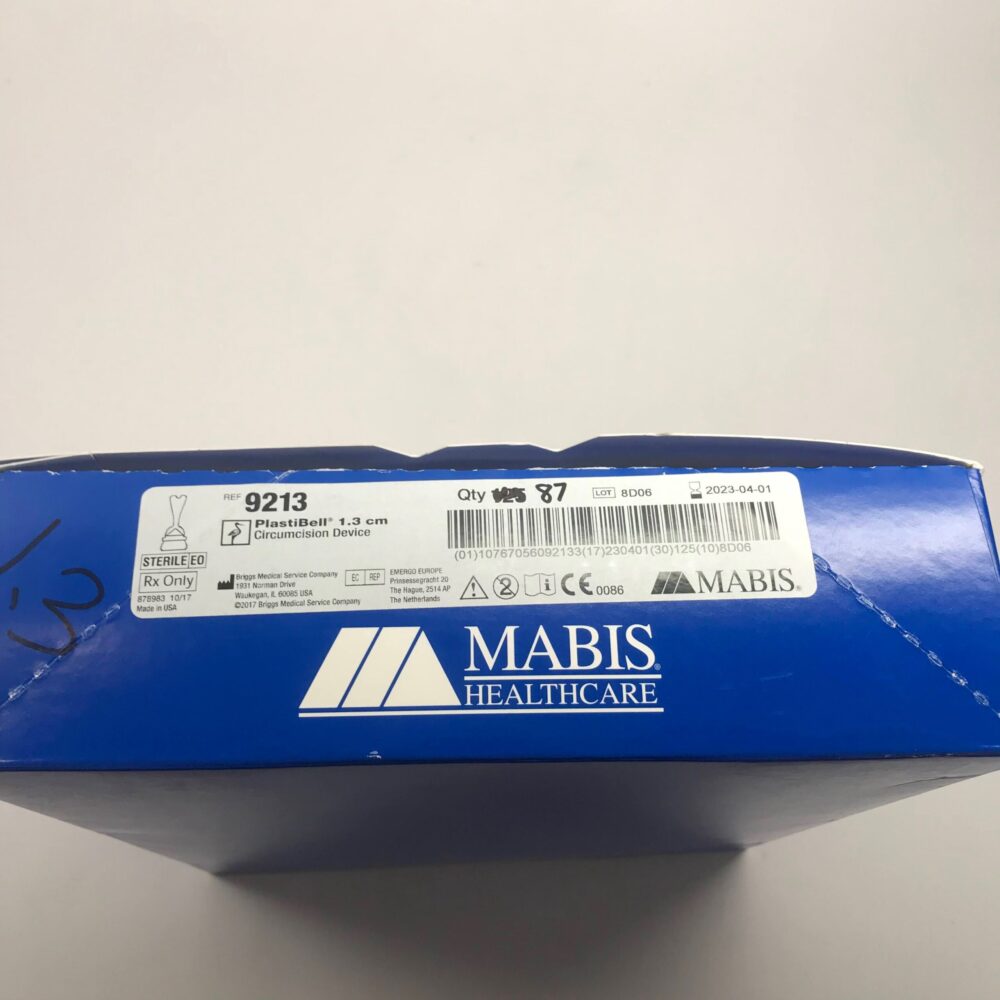 Mabis 9213 Plastibell 1.3cm Circumcision Device (87/Box) (X) - GB TECH USA