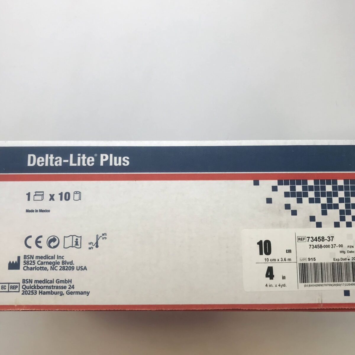 BSN Medical 73458-37 Delta-Lite Plus 10cm(10cm x 3.6m) (10/Box) (x ...
