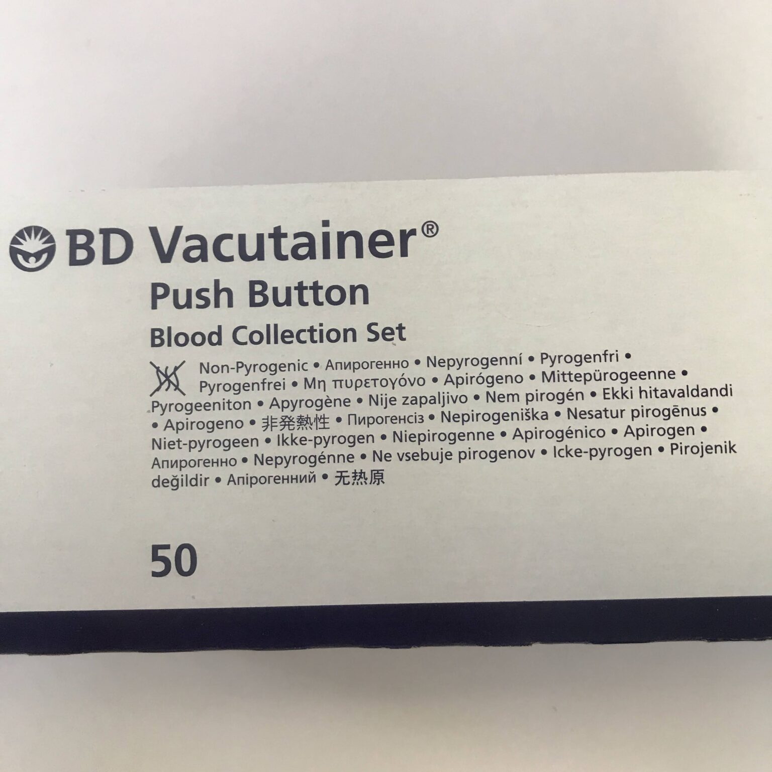 BD Vacutainer 367326 Push Button, Blood Collection Set (50\Box) - GB ...