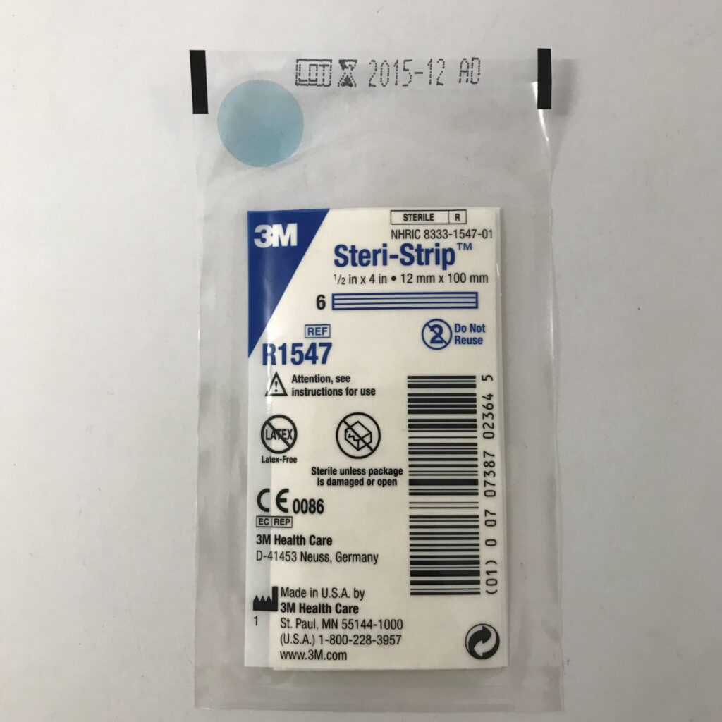 3M R1547 Steri-Strip Reinforced Skin Closures1/2in x 4in (x) - GB TECH USA