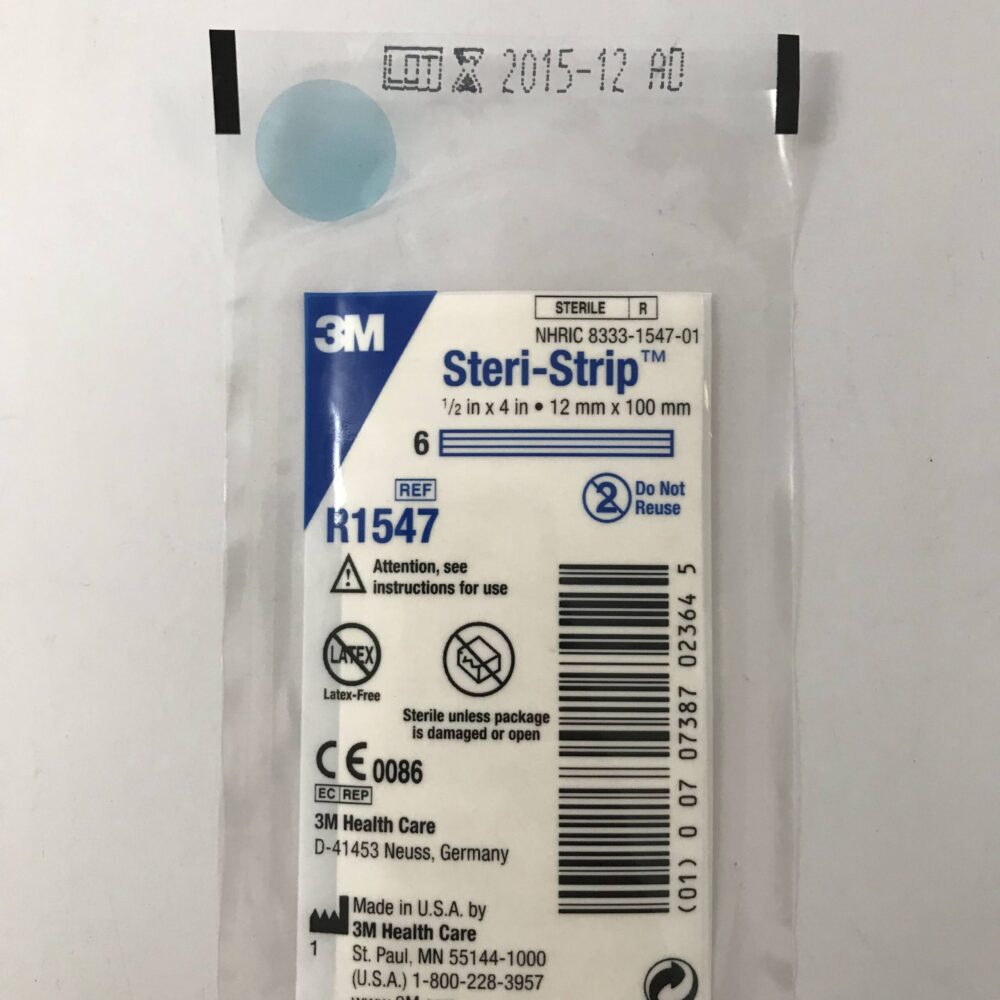 3M R1547 Steri-Strip Reinforced Skin Closures1/2in x 4in (x) - GB TECH USA