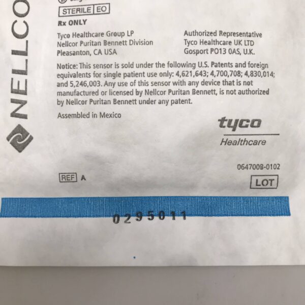 Tyco/Covidien A OxiMax, OxiCliq-A, Adult Oxygen Sensor - GB TECH USA