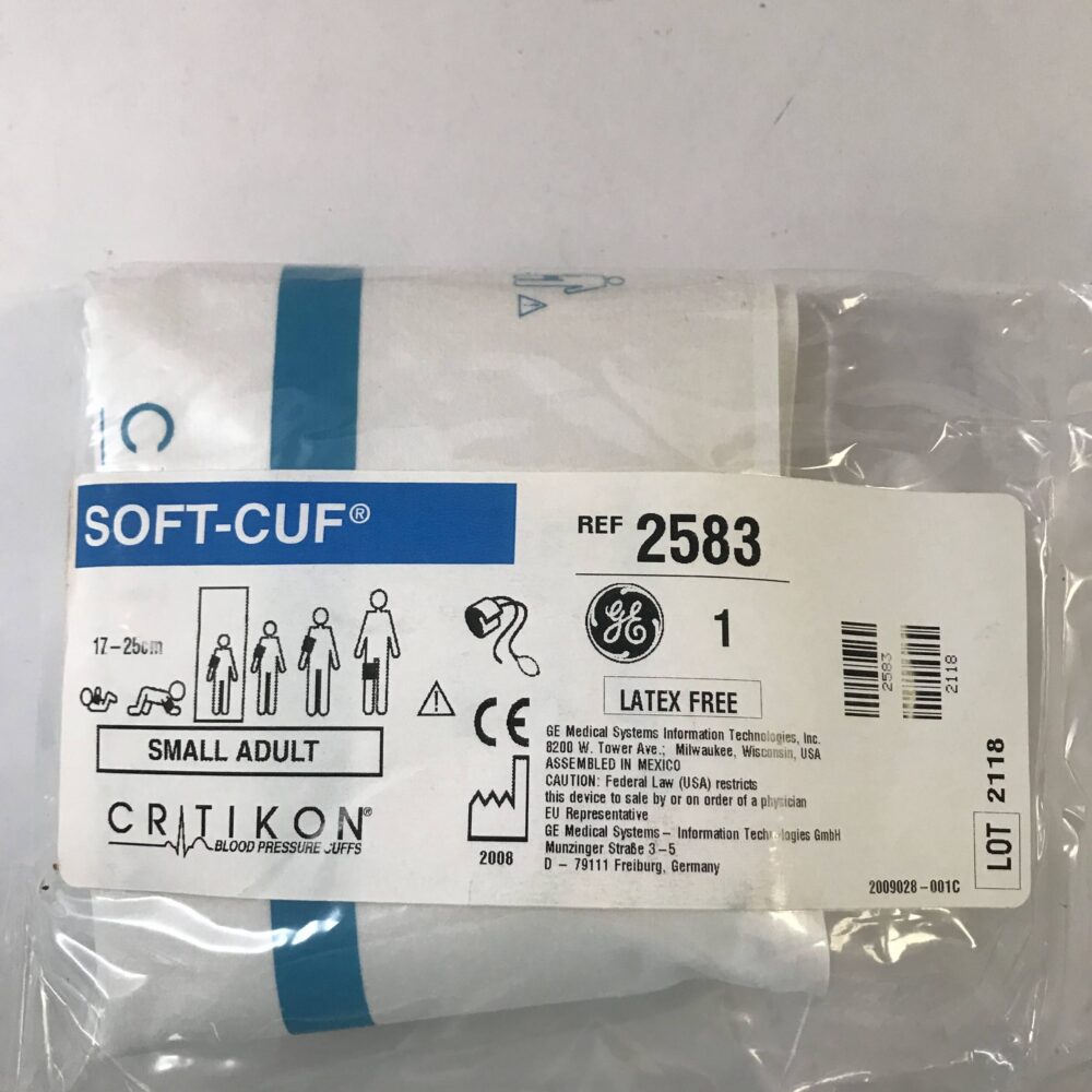 GE Medical Systems 2583 Crtikon Blood Pressure Cuffs, Small Adult, (17 ...