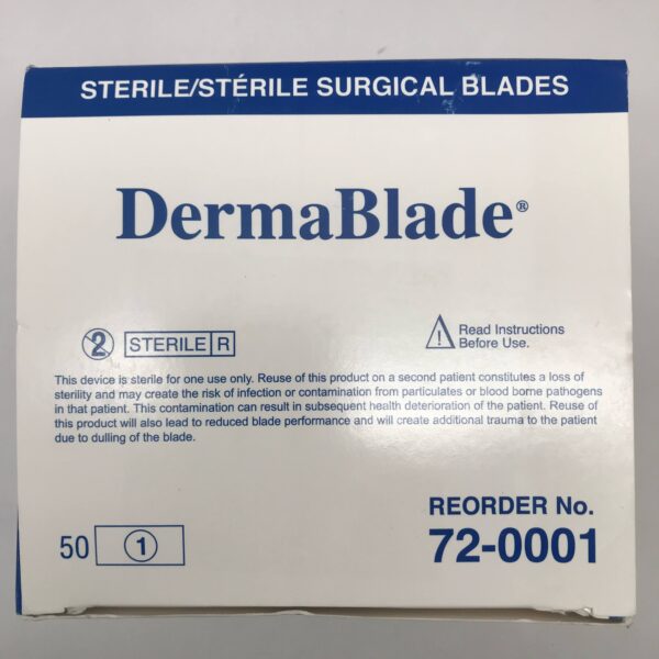 DermaBlade 72-0001 Sterile Surgical Blades (50\box) (x) - GB TECH USA