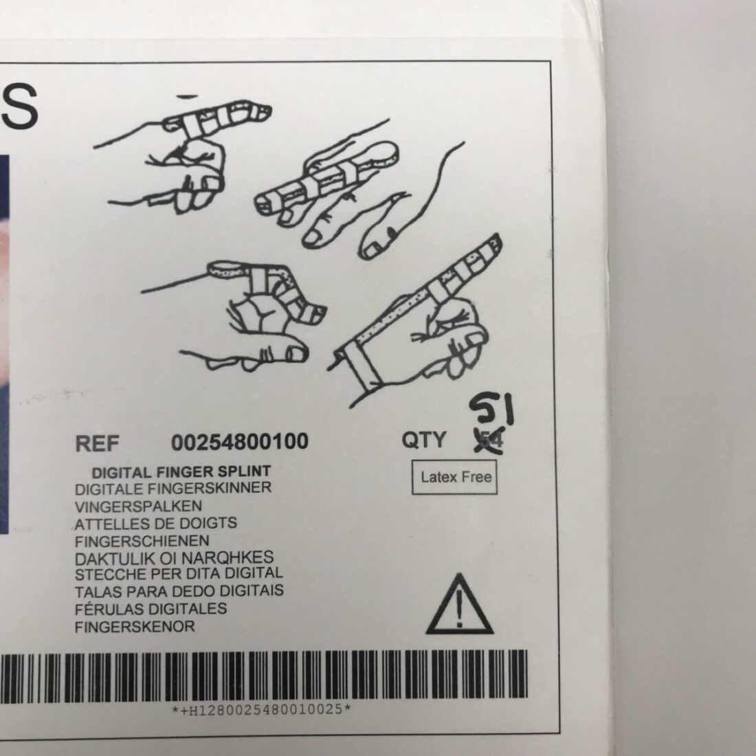 Zimmer 00254800100 BrownMed Inc. Digital Finger Splints (51/box) - GB ...