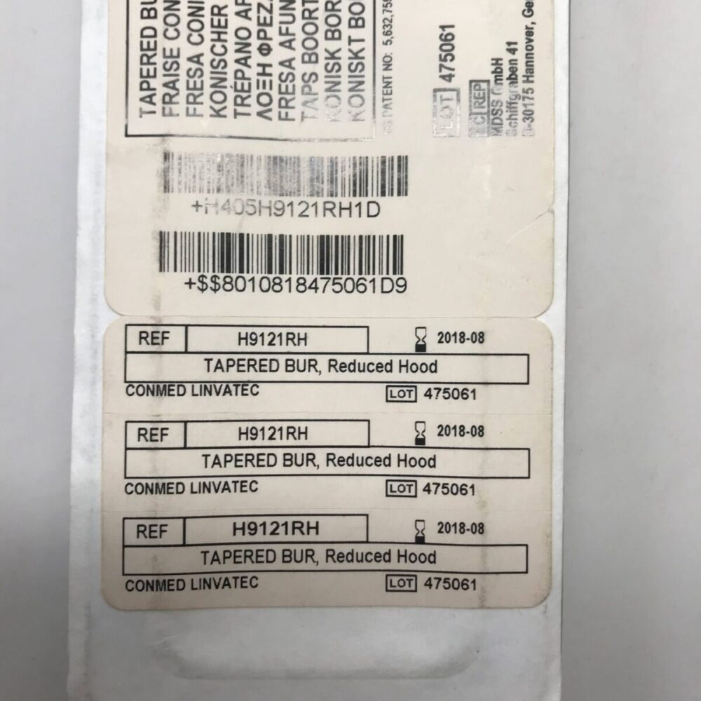 ConMed H9121RH Sterling, Tapered Bur, Reduced hood (4.0mm) (x) - GB ...