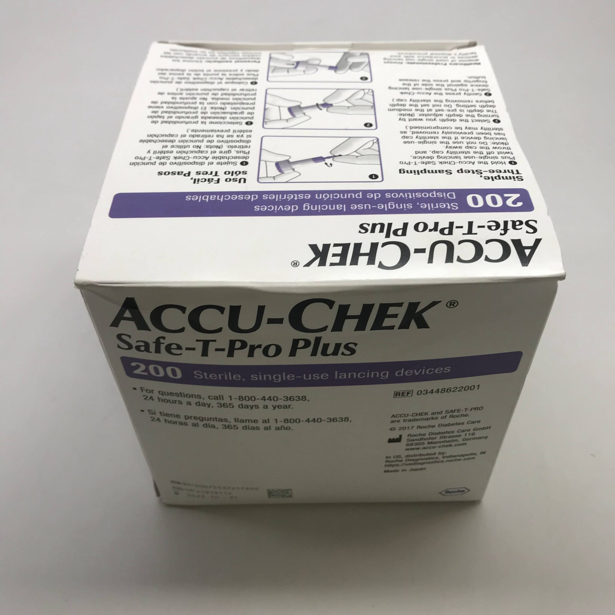 Roche 03448622001 Accu-Chek, Safe-T-Pro Plus, Steril, Single-Use ...