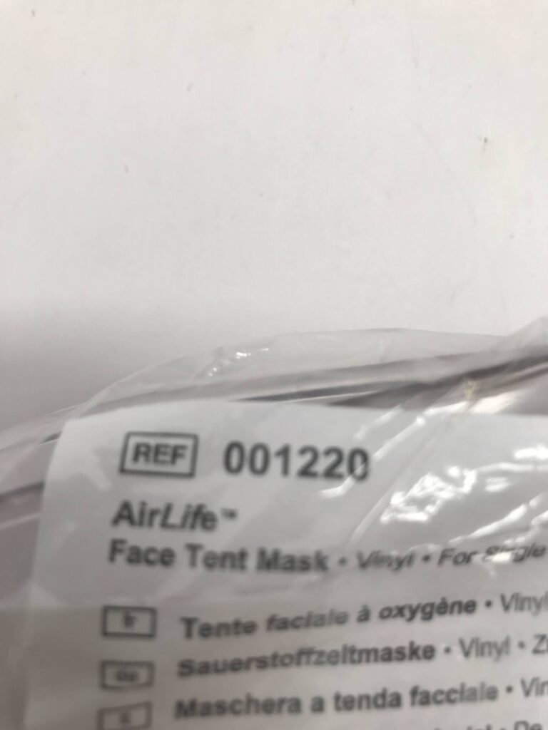 CareFusion 001220 AirLife, Face Tent Mask, Vinyl, For single Patient ...