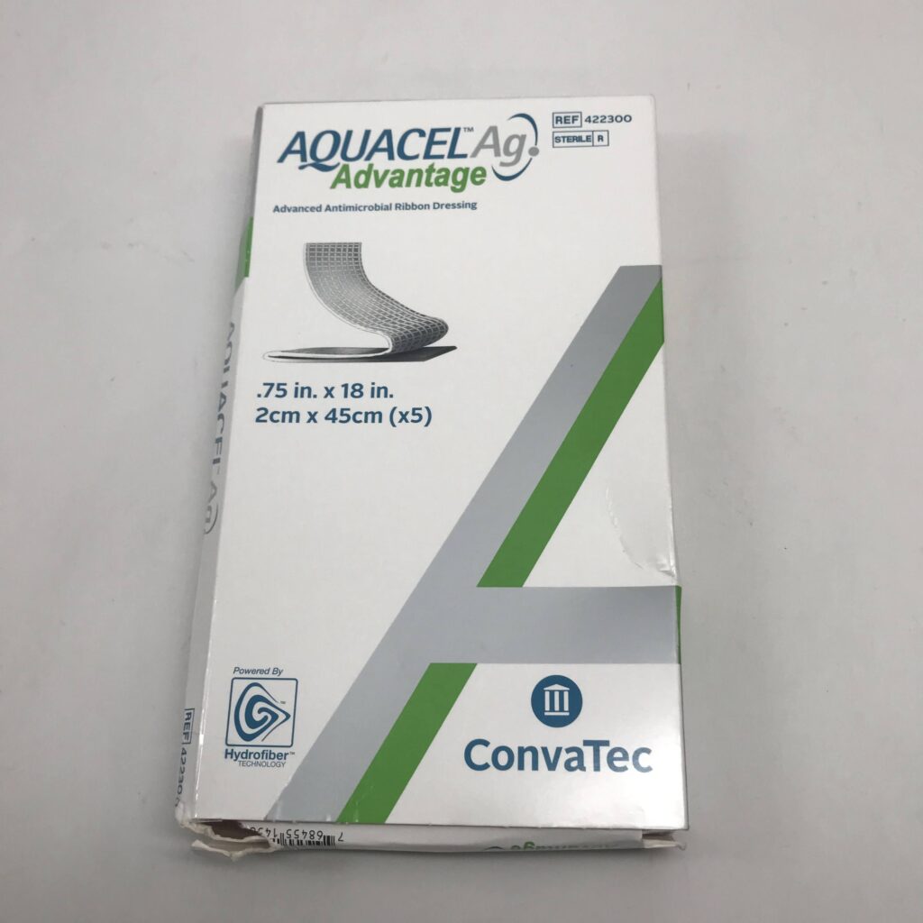 ConvaTec 422300 Aquacel Ag Advantage Advance Antimicrobial Ribbon ...