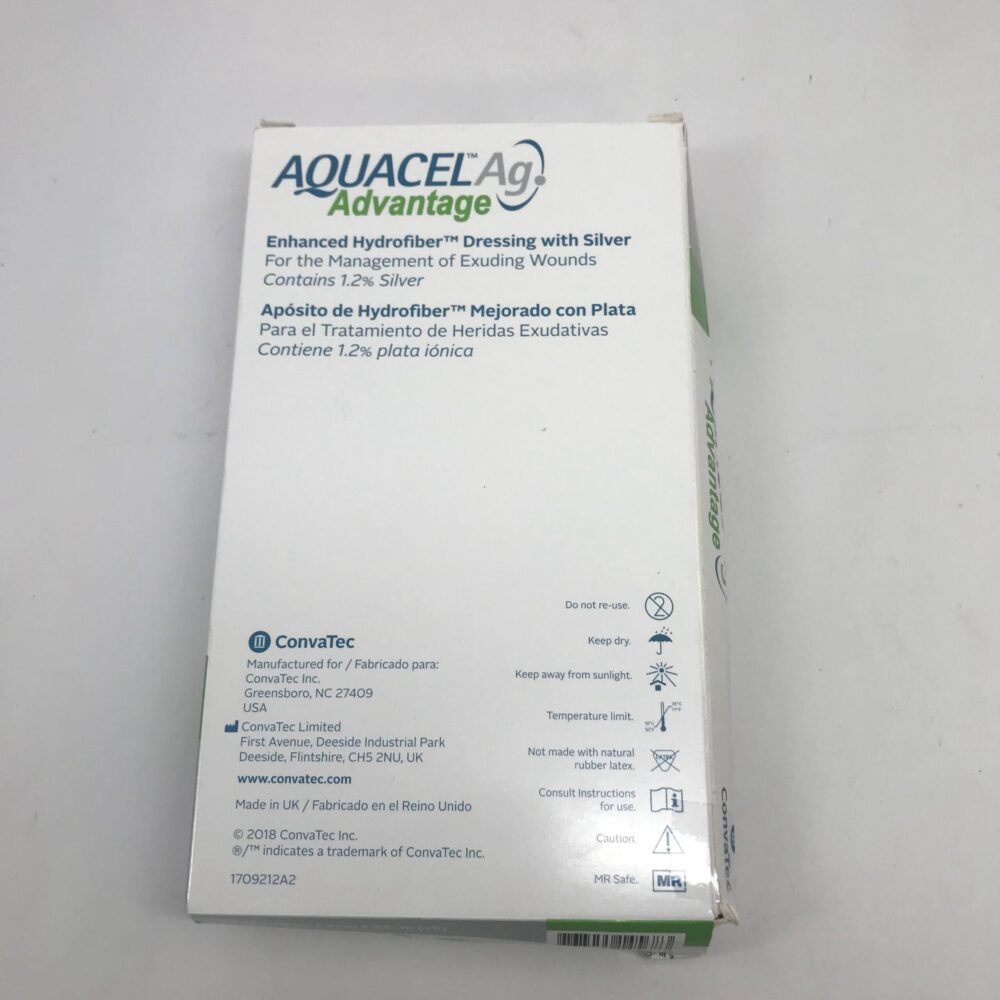 ConvaTec 422300 Aquacel Ag Advantage Advance Antimicrobial Ribbon ...