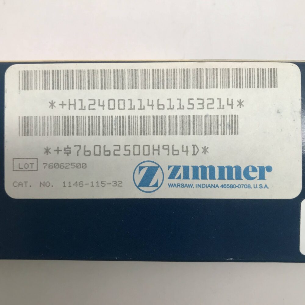 Zimmer 1146-115-32 Magna-Fx Cannulated Bone Screw, 32mm Thread Length 7 ...