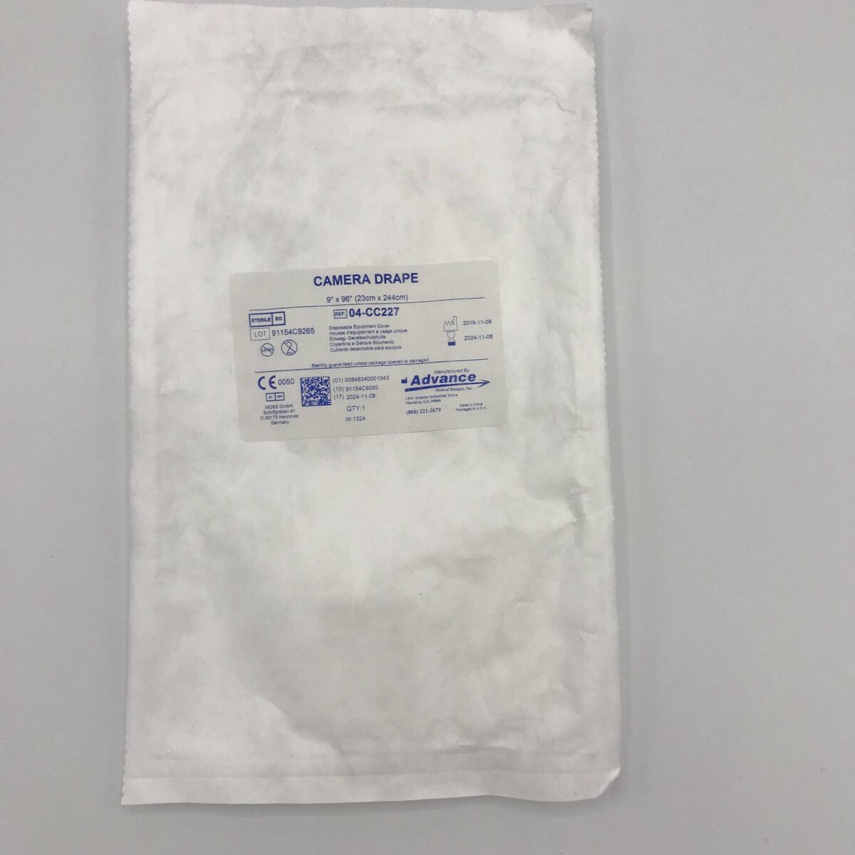 Advance 04-CC227 Camera Drape 9″ x 96″ - GB TECH USA