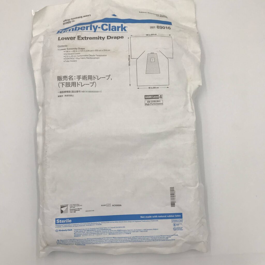 Kimberly-Clark 89016 Lower Extremity Drape, Level 4 - GB TECH USA