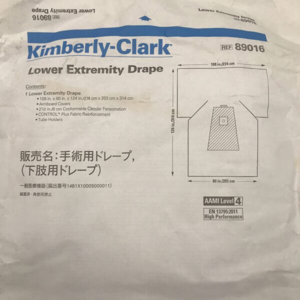 Kimberly-Clark 89016 Lower Extremity Drape, Level 4 - GB TECH USA