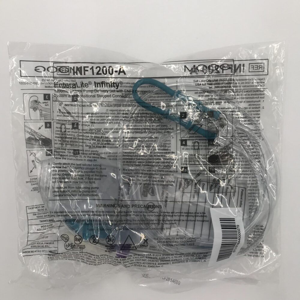 ZEVEX/ Moog INF1200-A, EnteraLite Infinity Enternal Pump Delivery Set ...