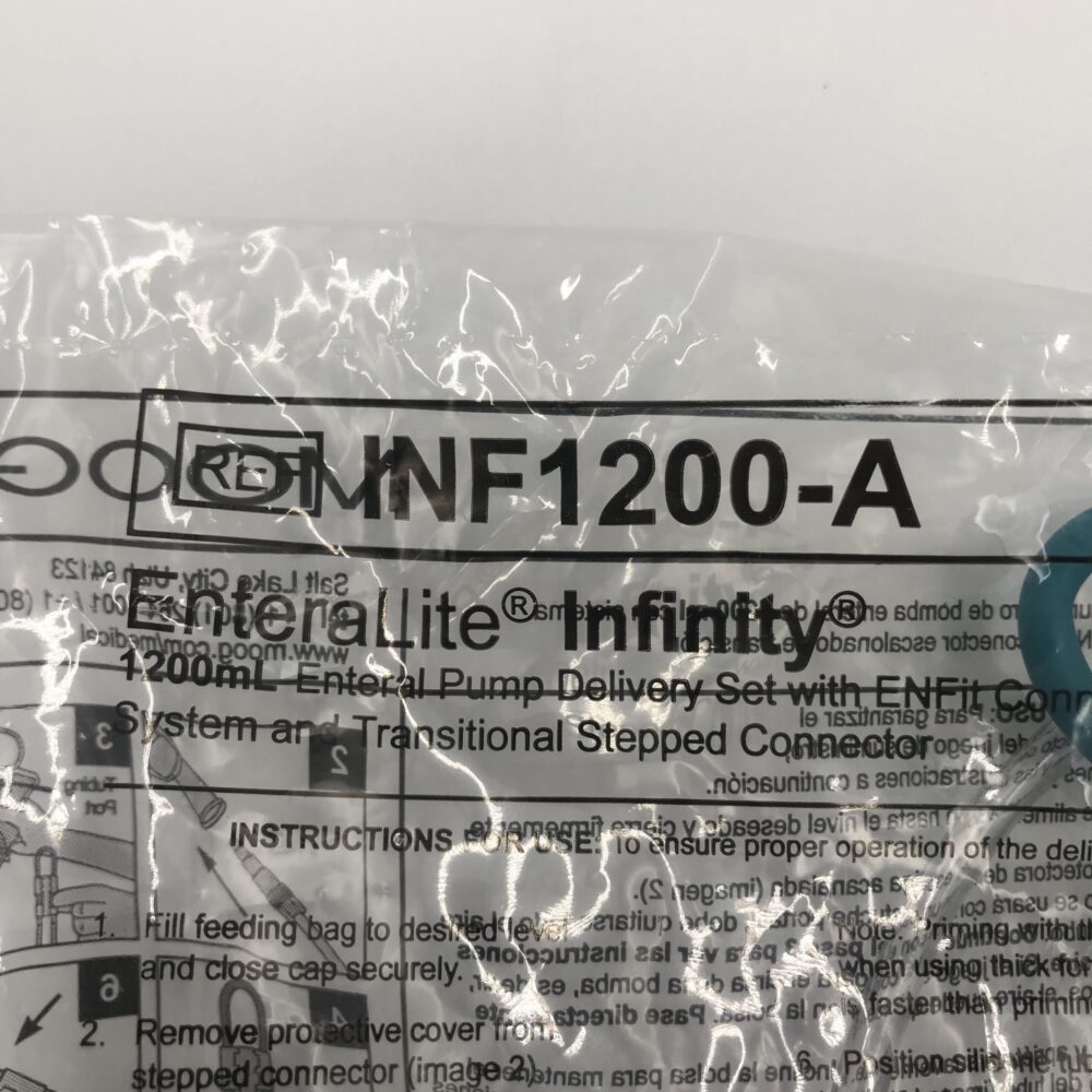 ZEVEX/ Moog INF1200-A, EnteraLite Infinity Enternal Pump Delivery Set ...