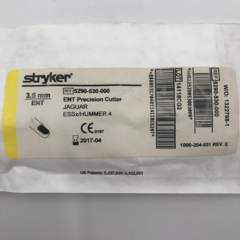 Stryker 5290-530-000 ENT Precision Cutter 3.5mm (x) - GB TECH USA
