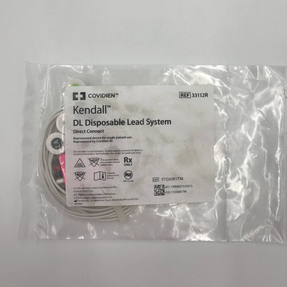 Covidien 33112R Kendall, DL Disposable Lead System - GB TECH USA