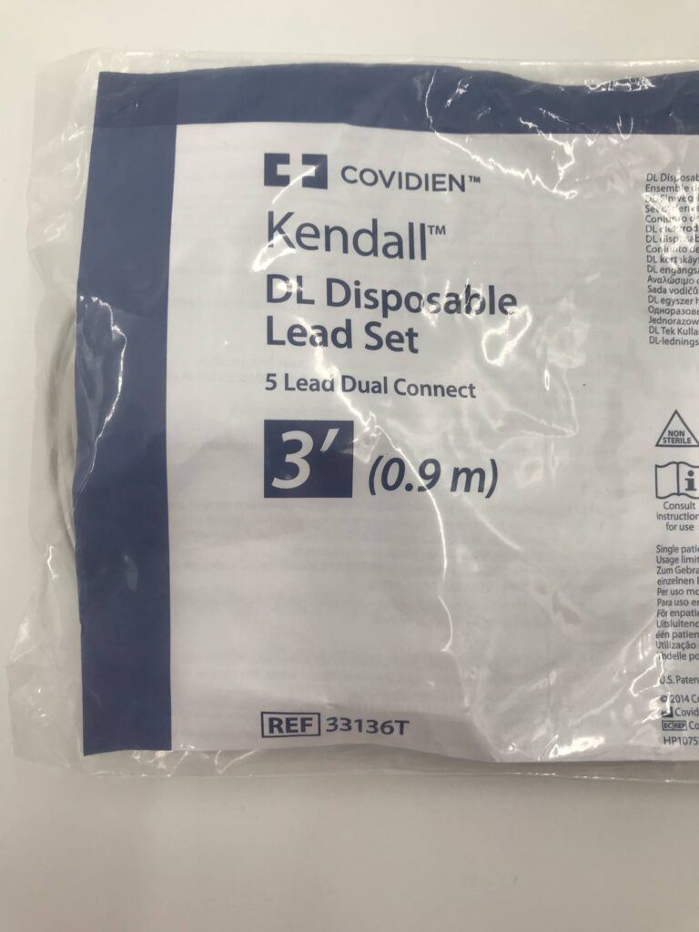 Covidien 33136T Kendall, DL Disposable Lead Set - GB TECH USA