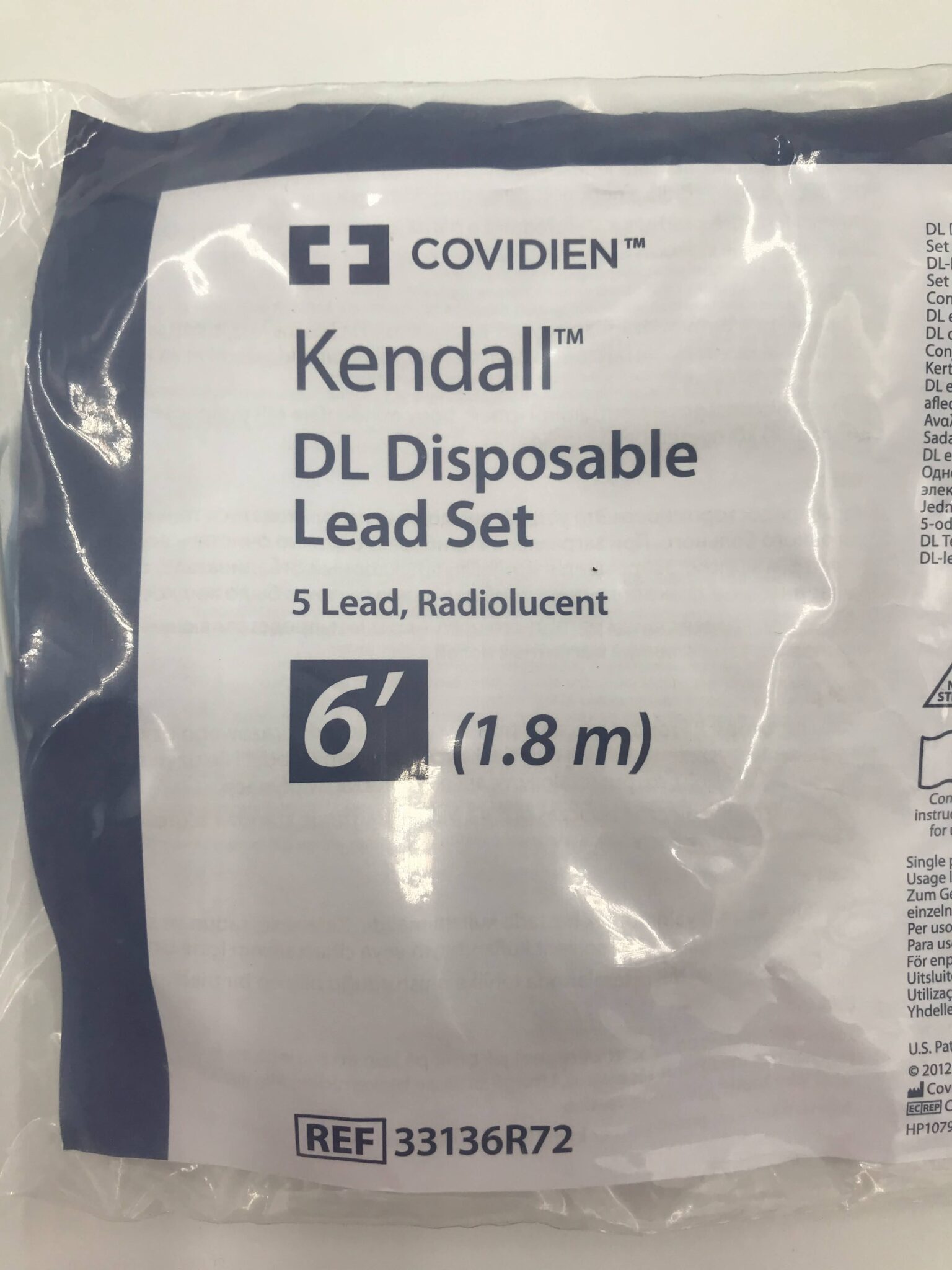 Covidien 33136R72 Kendall, Dl Disposable Lead Set – GB TECH USA