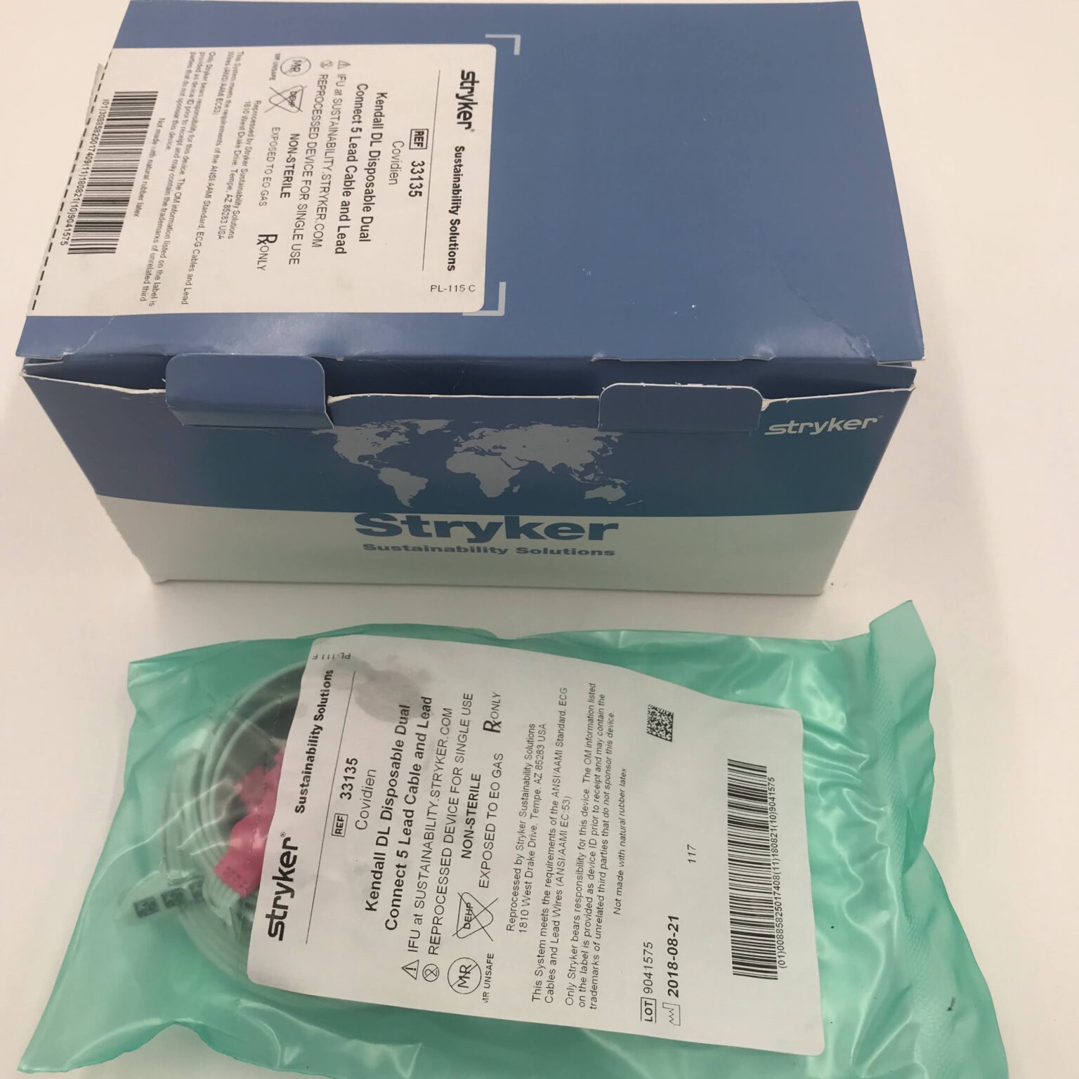 Covidien 33135 Kendall, DL Disposable Dual Connect (5/Box)(Reprocessed ...