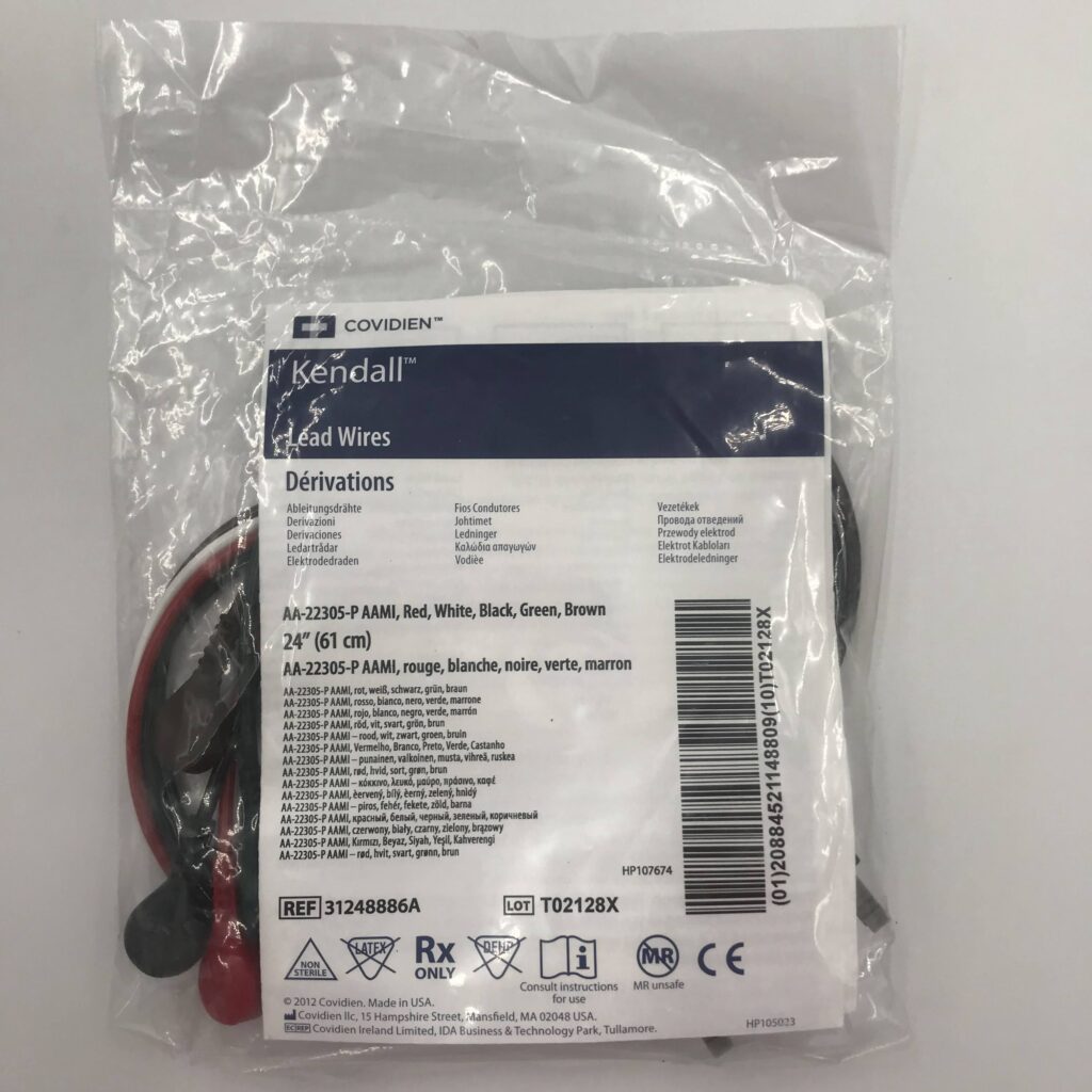 Covidien 33135 Kendall, DL Disposable Cable and Lead Wire System - GB ...