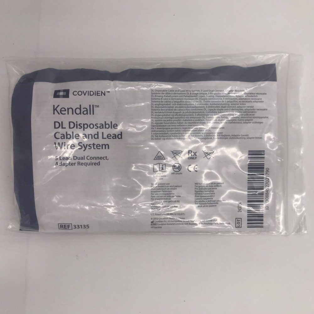 Covidien 33135 Kendall, DL Disposable Cable and Lead Wire System - GB ...
