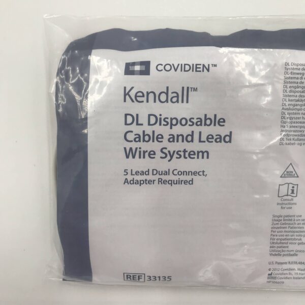 Covidien 33135 Kendall, DL Disposable Cable and Lead Wire System - GB ...