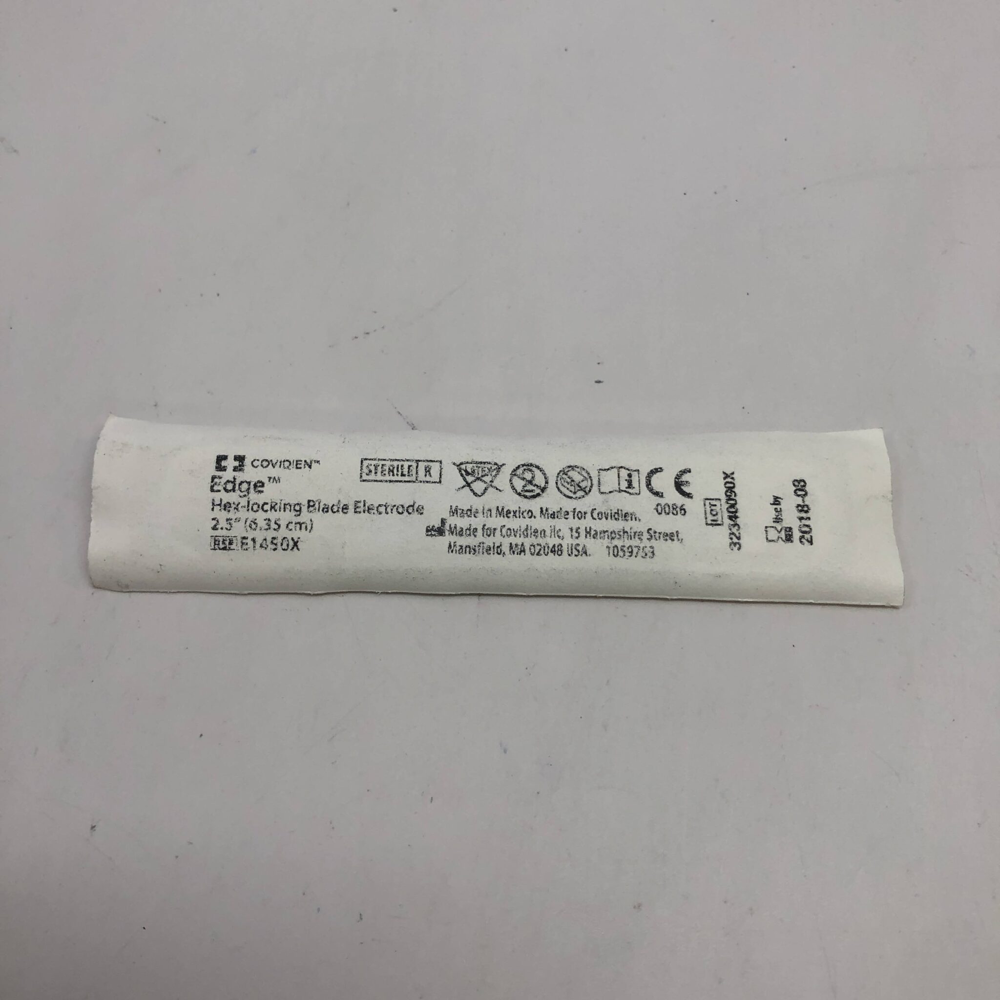 COVIDIEN E1455-4 Edge Insulated Blade Electrode 4" (10.16 cm) (X) - GB ...