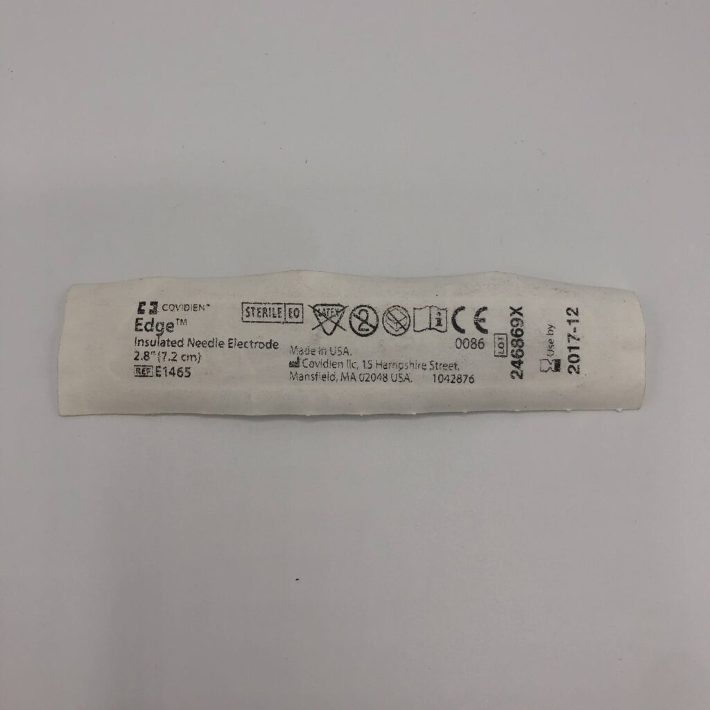 Covidien E1465 Edge Insulated Needle Electrode 2.8" (7.2 cm) (X) - GB ...
