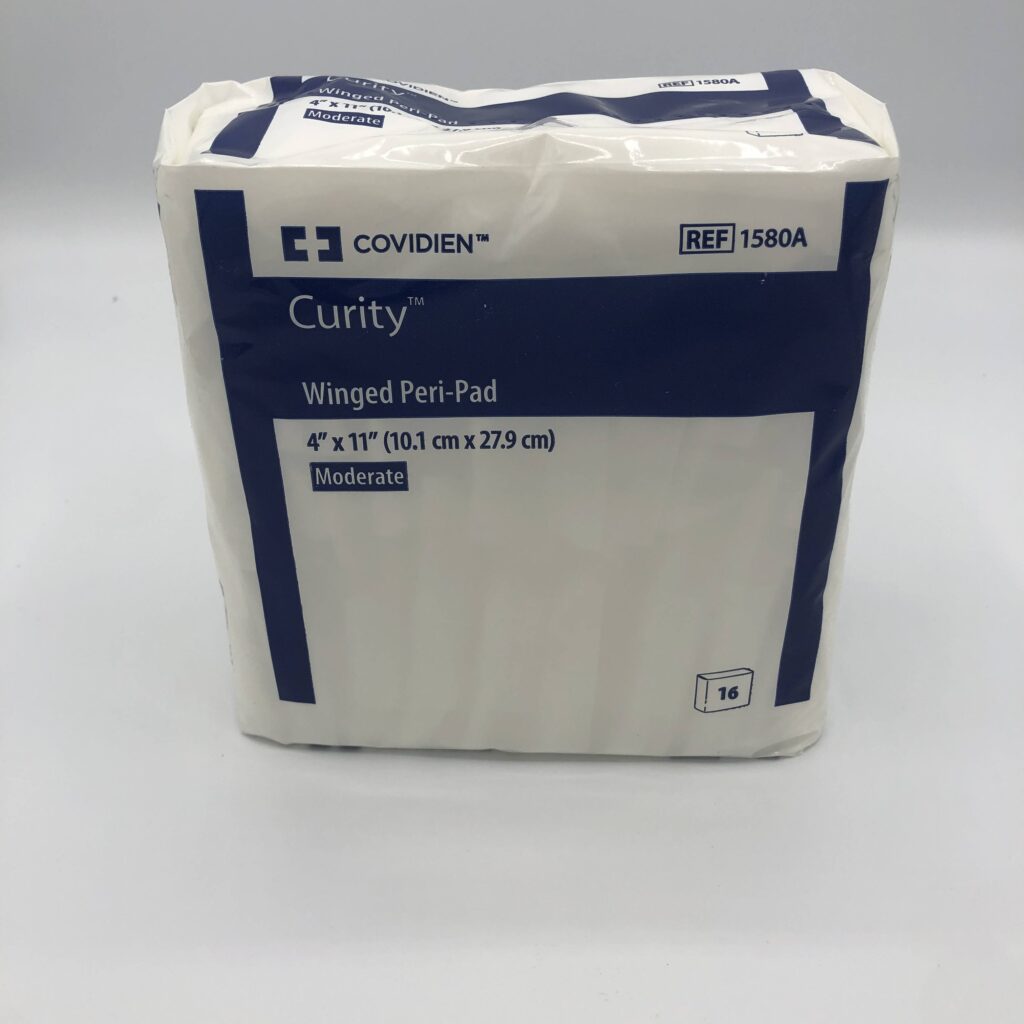 Covidien 1580A Curity Winged Peri-Pad (Bx/192) – GB TECH USA