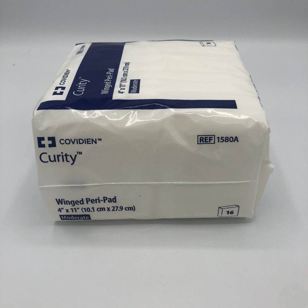 Covidien 1580A Curity Winged Peri-Pad (Bx/192) – GB TECH USA