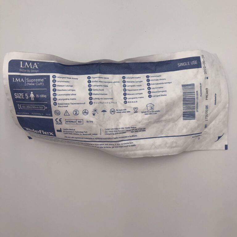 TeleFlex 175050 LMA Supreme (New Cuff) Laryngeal Mask Airway - GB TECH USA