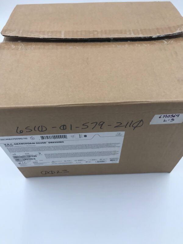 KCI M8275096/10 V.A.C Granufoam Silver Dressing, Medium (10/Box) (x ...