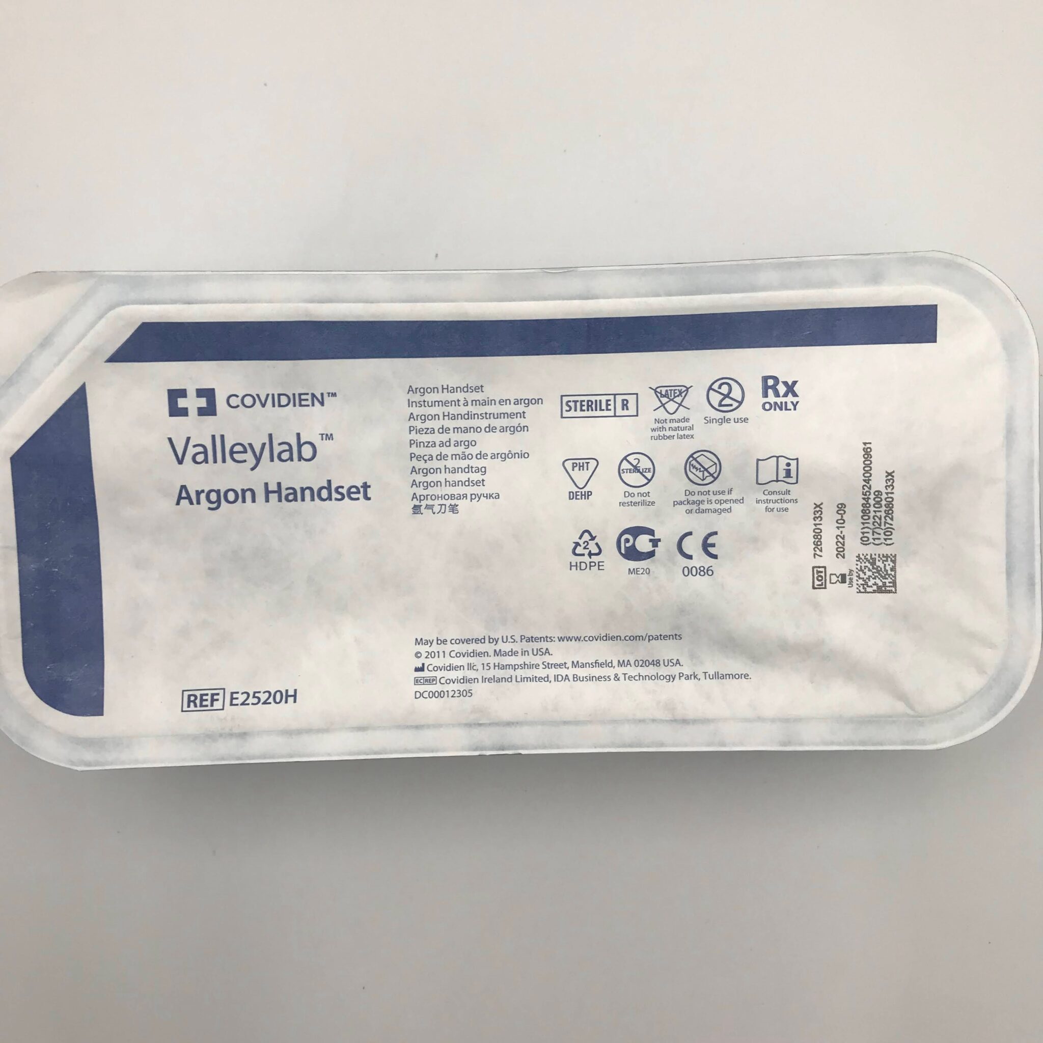 Covidien E2520H Valleylab Argon Handset - GB TECH USA