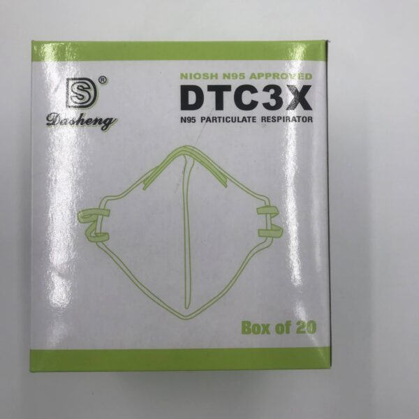 Dasheng DTC3X Niosh N95 Approved Particulate Respirator (20/Box) - GB TECH USA
