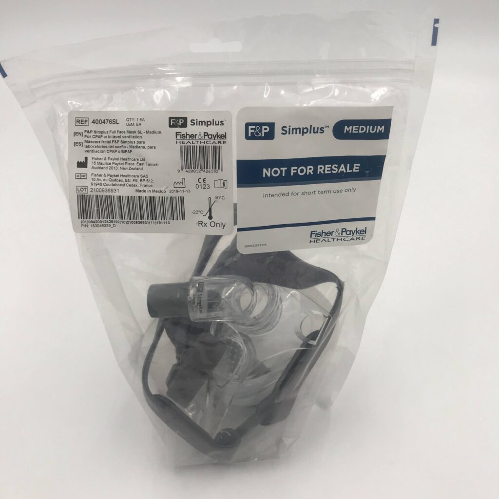 Fisher&Paykel 400476SL Simplus Full Mask, SL-Medium - GB TECH USA