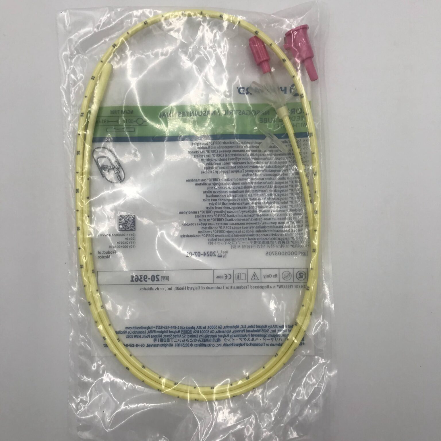 Halyard 20-9361 CorFlo NasoGastric /Nasointestinal Feeding Tube w ...